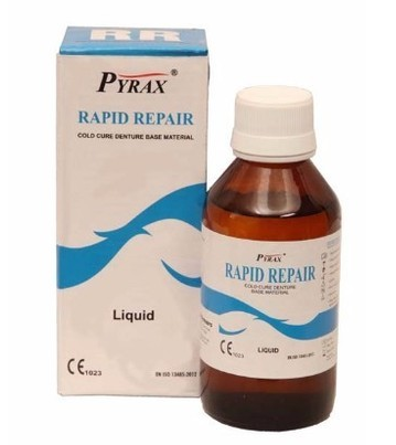 Pyrax Rapid Repair Liquid (For Self Cure Denture Base) — DentalExpress